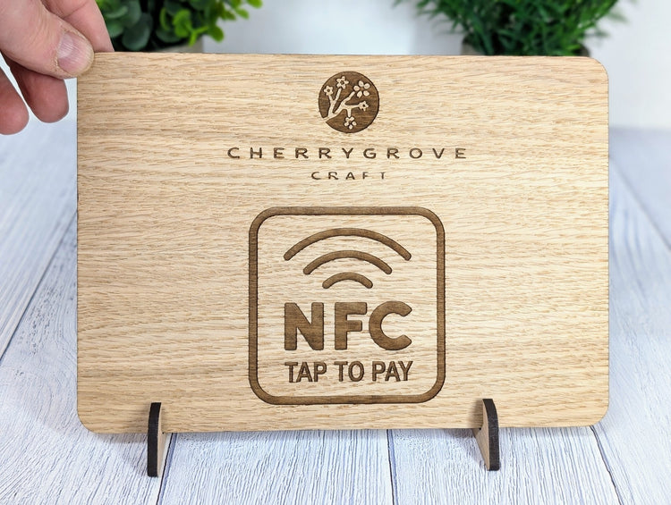 Custom Wooden NFC Signs for Innovative Interaction – CherryGroveCraft