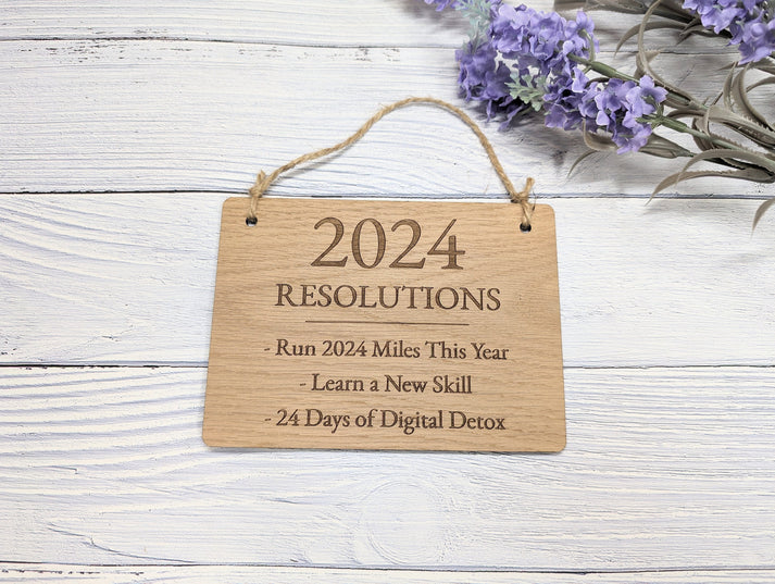 New Year's Resolution Sign - Personalize Your Goals Today ...
