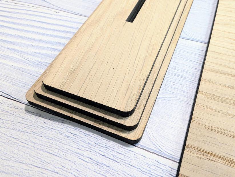 Eco-Friendly XL Custom Wooden Table Sign for Reviews & Logos ...