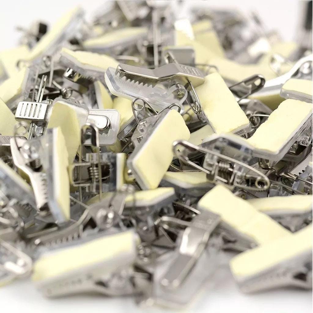 Secure Name Badge Pins & Clips for Work & Events – CherryGroveCraft