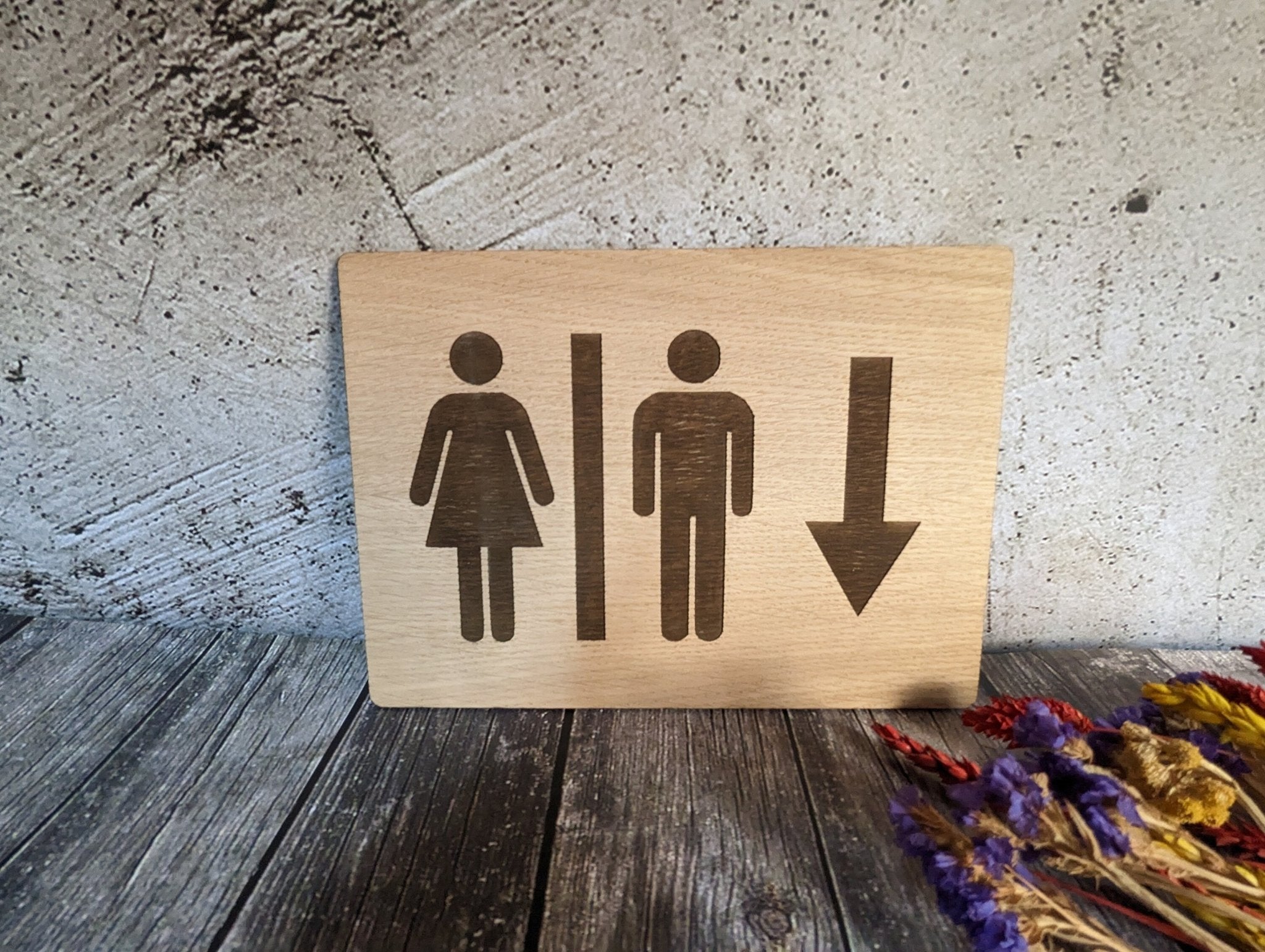 Custom Wooden Direction Signs - Rustic Direction Signage for Hotels ...