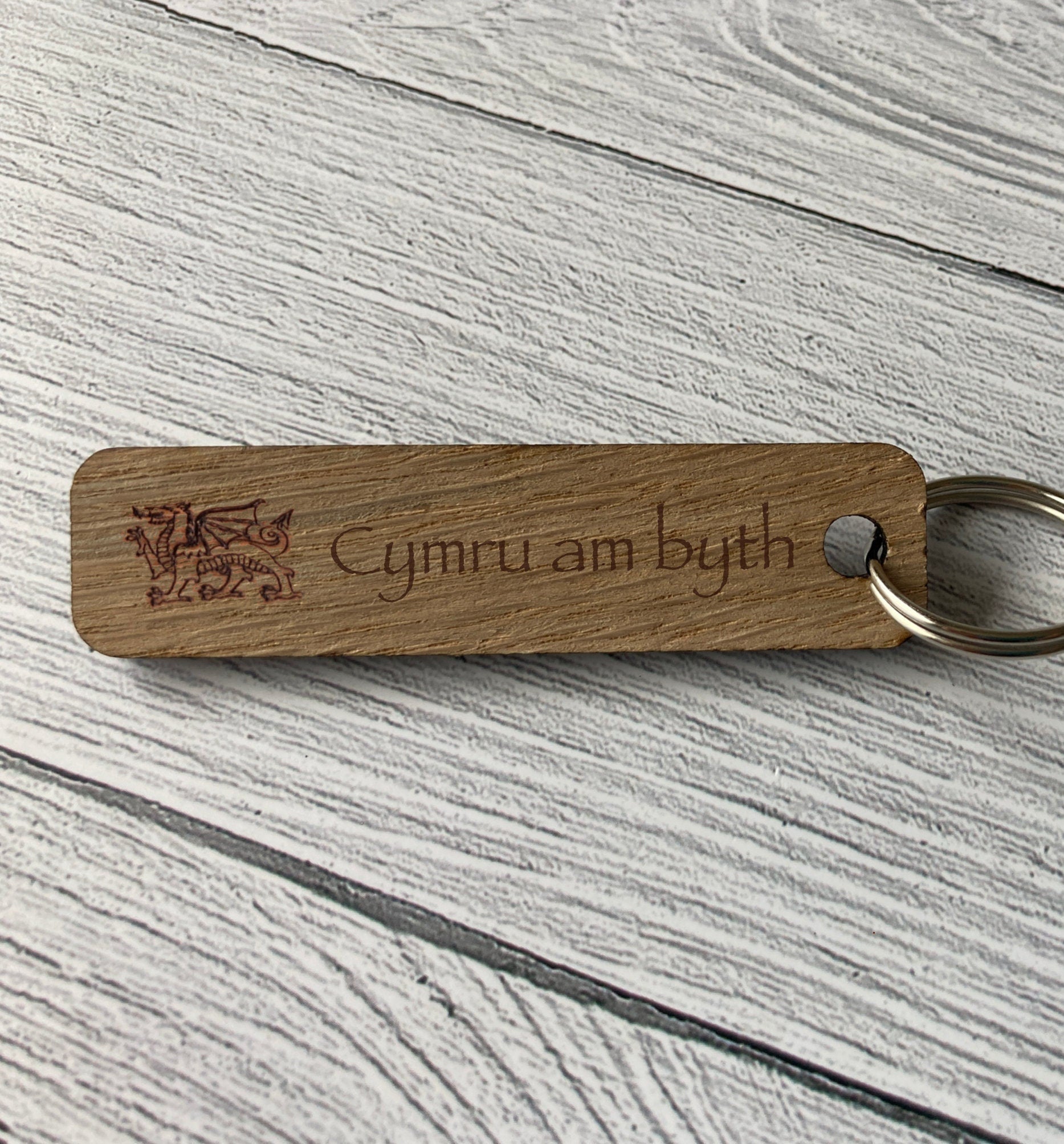 Welsh Keyrings | Celtic Gift | Oak Wood – CherryGroveCraft