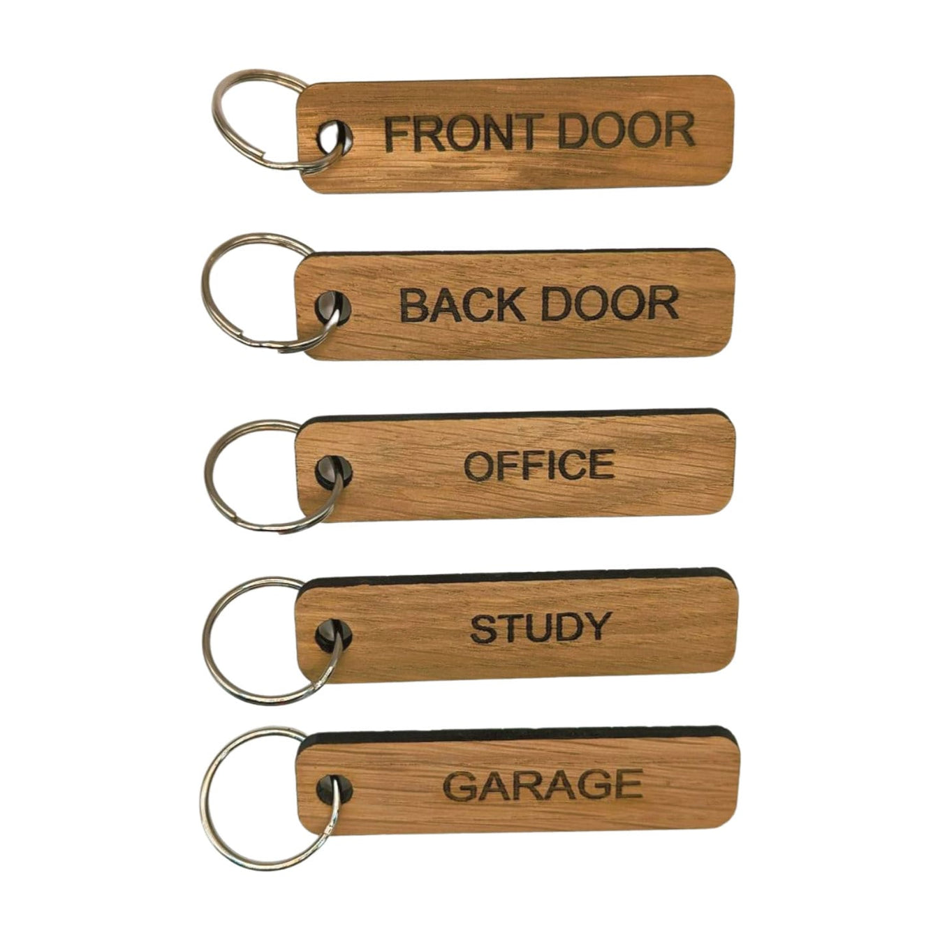 Wooden House Key Tags - Eco-Friendly, Labelled – CherryGroveCraft