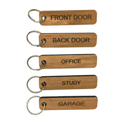 Wooden House Key Tags - Eco-Friendly, Labelled – CherryGroveCraft