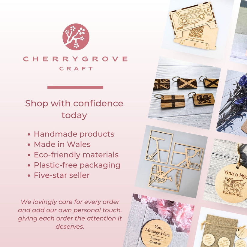 Eco-Friendly Wooden Gift Tags | Engraved Labels & Wrapping Ideas ...